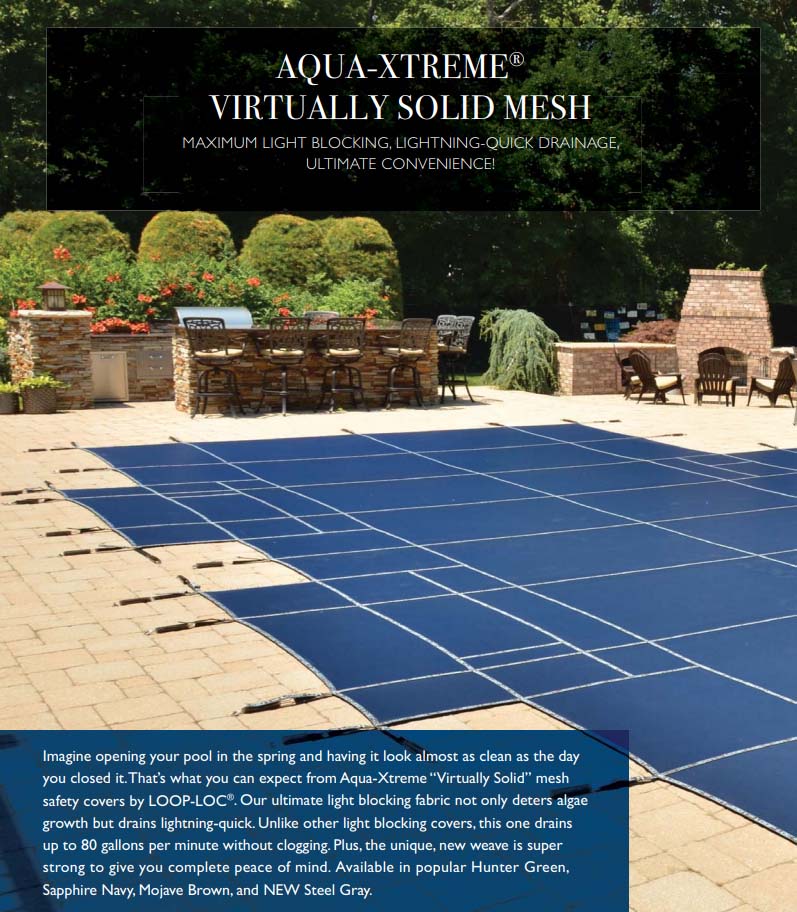 Loop Loc II Super Dense Mesh Safety Swimming Pool Covers