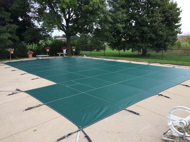 Loop Loc II Super Dense Mesh Safety Swimming Pool Covers - Rectangles ...