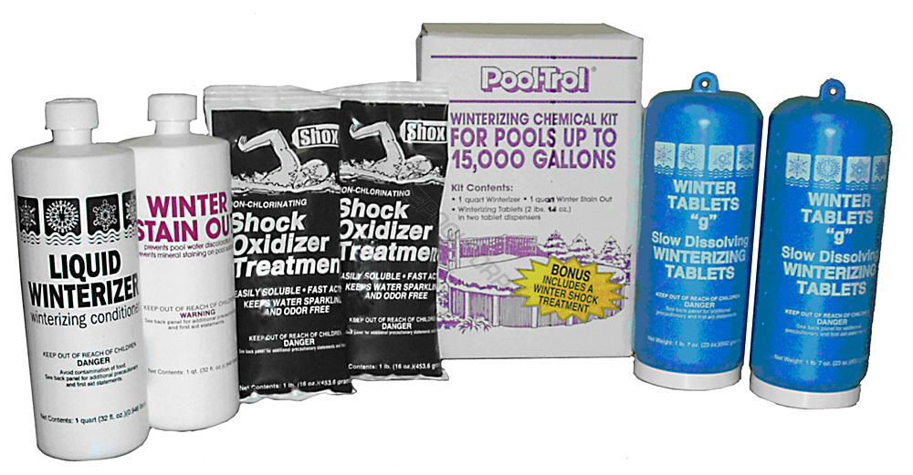 Pool Closing Chemical Kits for Winterizing Inground or Above Ground ...