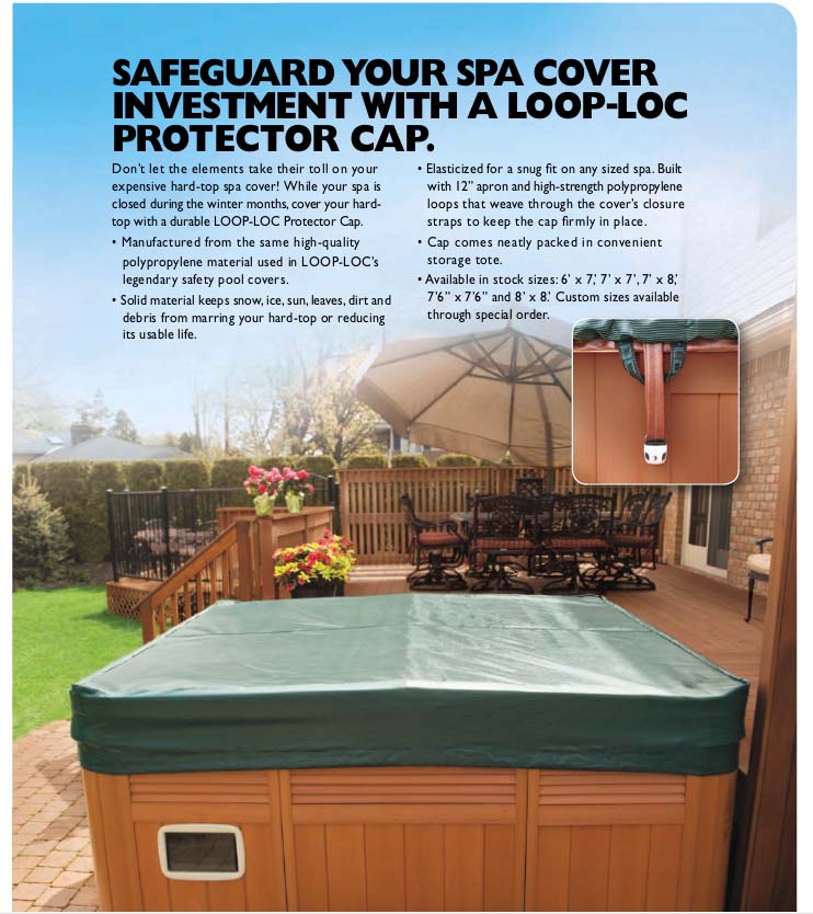 Loop Loc Spa Cover Protector Cap